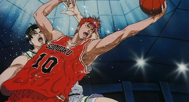 《灌篮高手》湘北战队19场比赛大盘点！樱木天才、流川枫无敌！_高中_离场_联赛