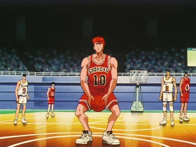 《灌篮高手》湘北战队19场比赛大盘点！樱木天才、流川枫无敌！_高中_离场_联赛