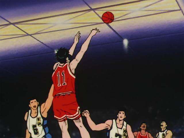 《灌篮高手》湘北战队19场比赛大盘点！樱木天才、流川枫无敌！_高中_离场_联赛