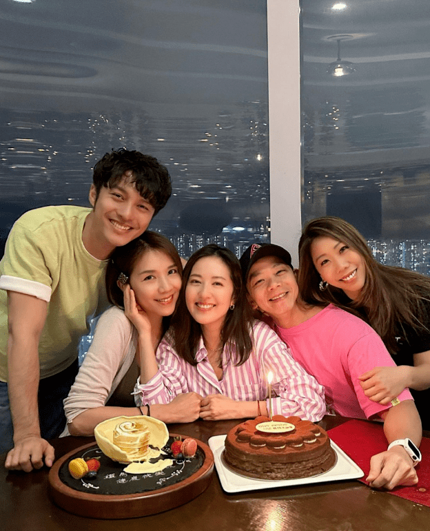 TVB离巢视后庆42生日！两大TVB男星现身庆祝！_林子善_唐诗咏_黄嘉乐