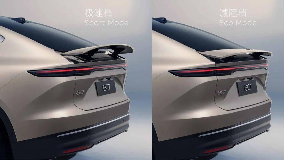 蔚来EC7尾翼除了拉风，还有啥用？_搜狐汽车_搜狐网