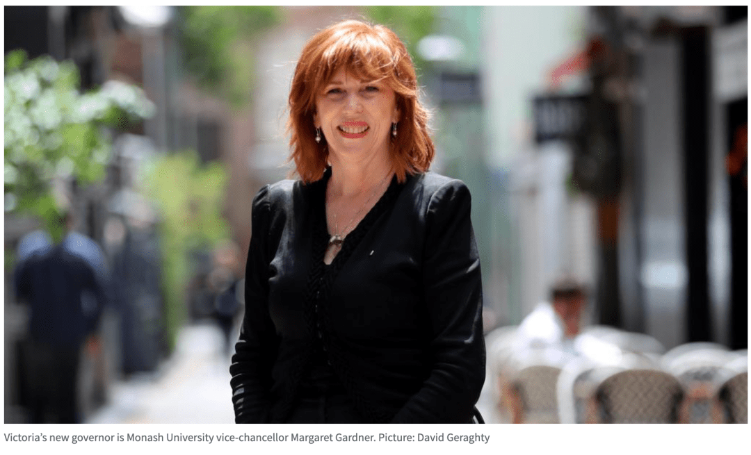 全体莫纳什学生速把骄傲二字写在脸上！刚刚，我们的校长已被正式任命为下任维州总督！维州州长也是莫纳什优秀毕业生！_世界_大学校长_Gardner