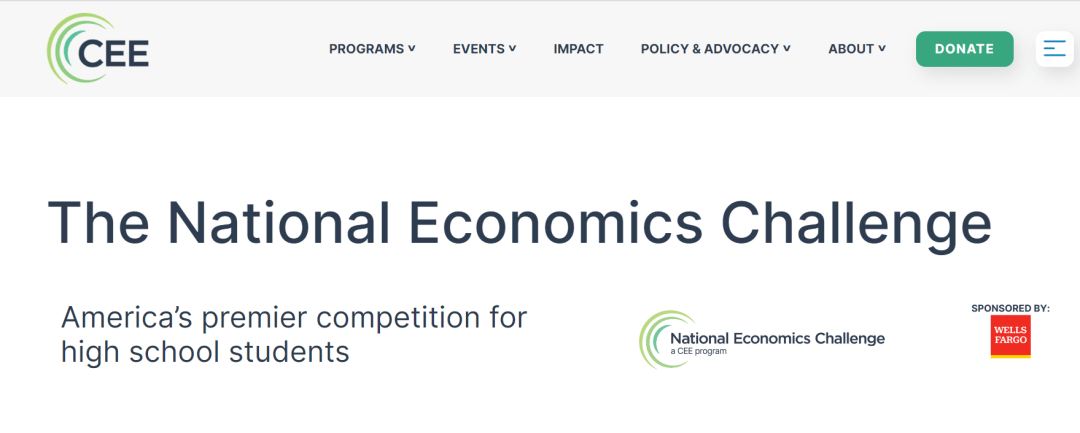 NEC | 既能拿下硬核奖项，又能冲刺AP 5分的顶尖经济学竞赛_参赛_科研_市场