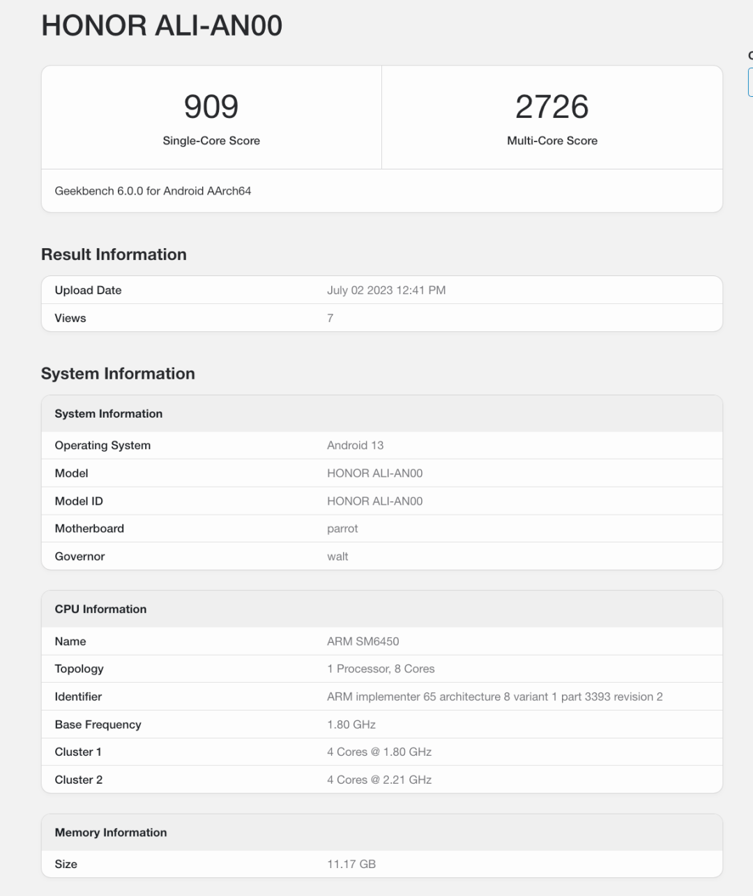 【新机】后天发 荣耀X50跑分现身 首发骁龙6Gen1表现如何？_配置_曲屏_机身