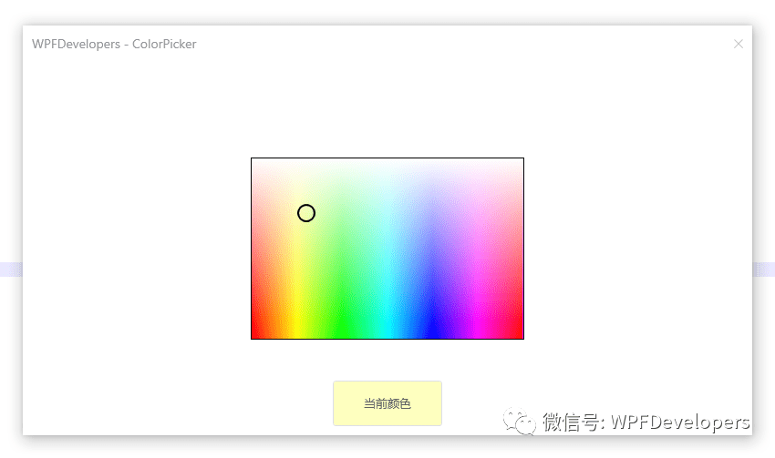 WPF 简单实现颜色选择器_Canvas_Thumb_Width