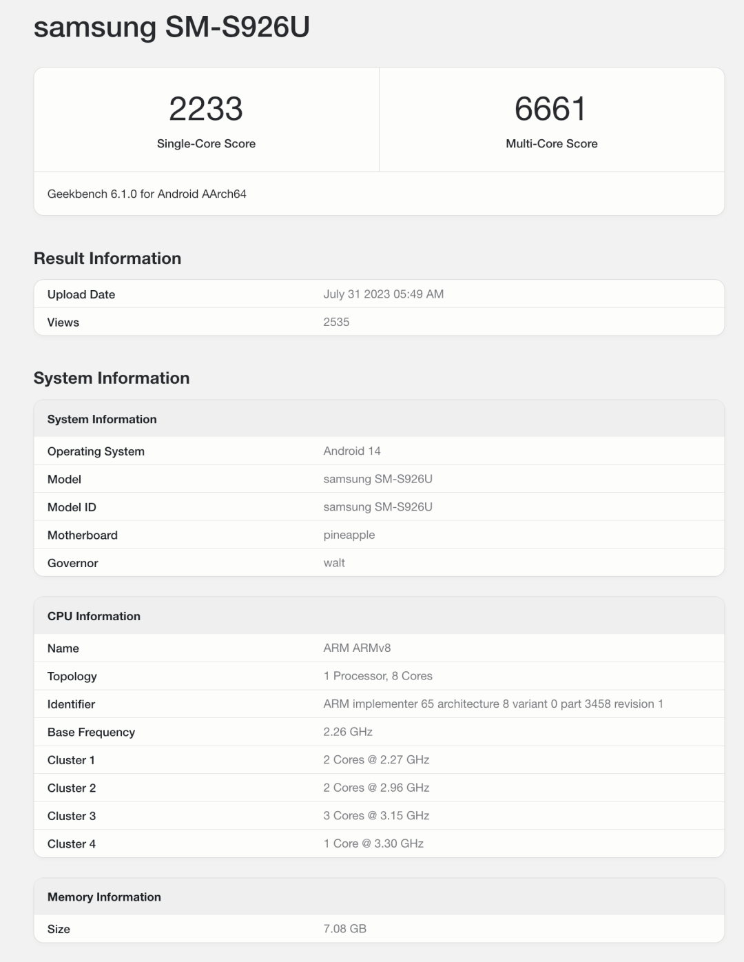 骁龙8Gen3跑分出炉 | 安卓机皇配置曝光 8GB运存？_Ultra_mAh_搭载