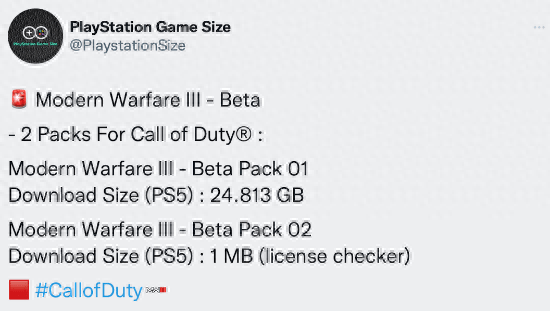 《COD20》B测包容量25GB：PS玩家可抢先体验_平台_大小_检查
