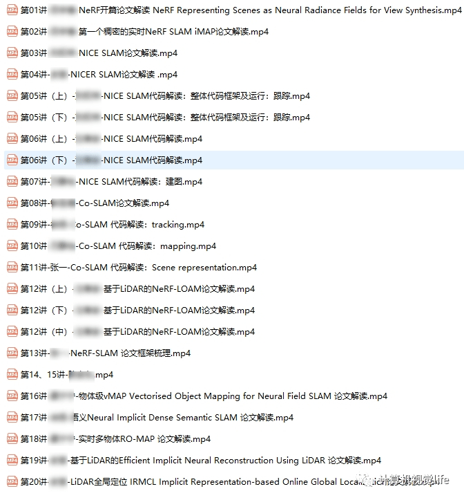 重磅！最全NeRF的SLAM解读！20+视频发布！_LIO-Livox_星球_cpp