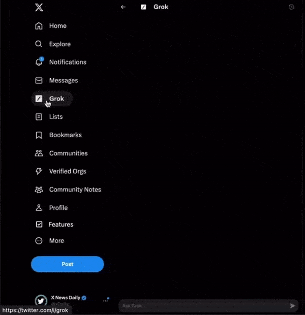 马斯克：Grok AI 测试版已向美国所有 X Premium + 订阅者开放 - 数码前沿 数码之家