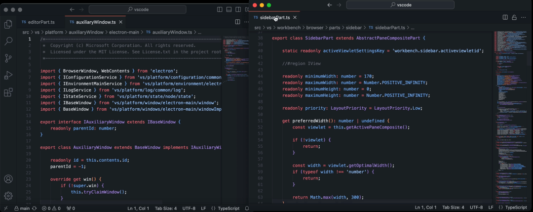 VS Code 1.85发布，新增浮动编辑器窗口_editor_Window_View